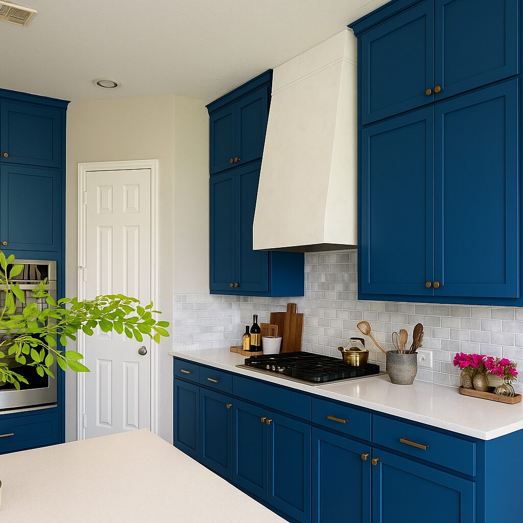 Imperial Blue Paint Finish | Legacy & Luxe Cabinets