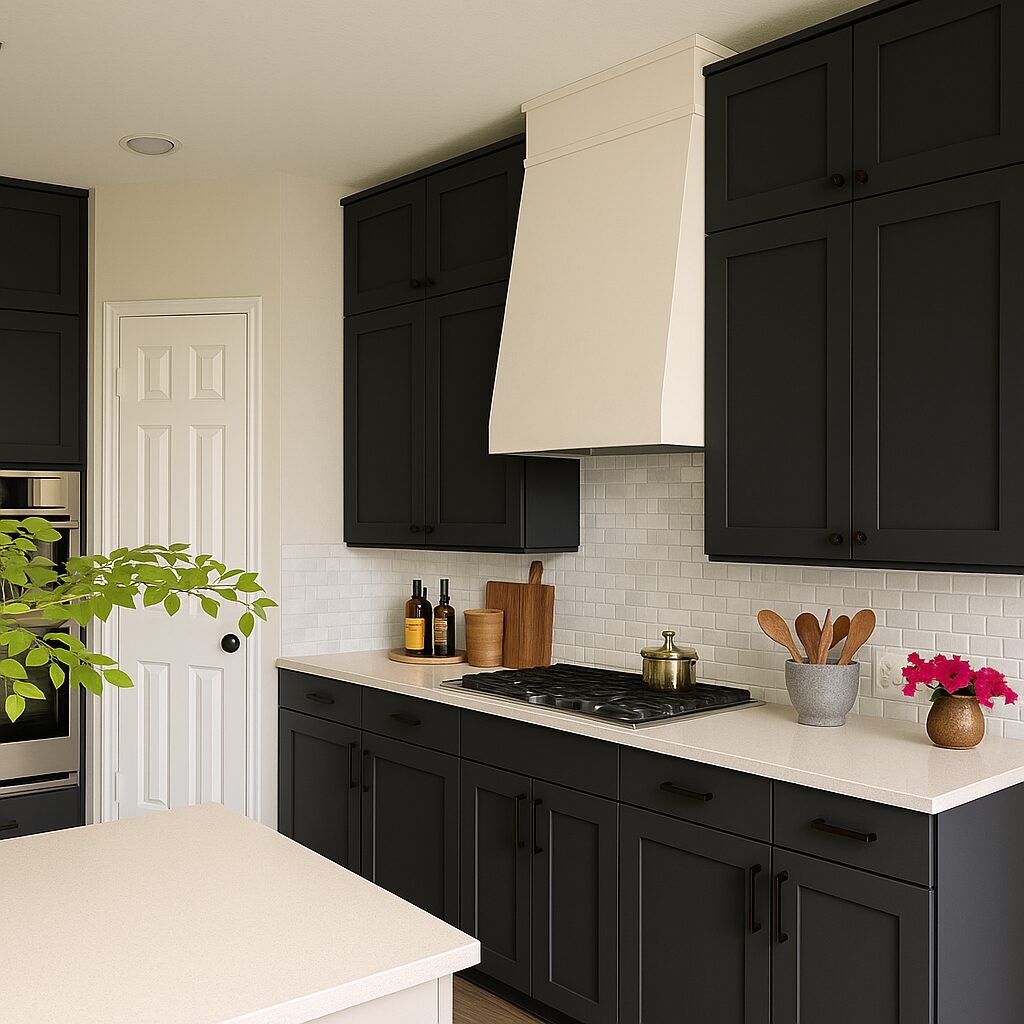 Obsidian Black Paint Finish | Legacy & Luxe Cabinets