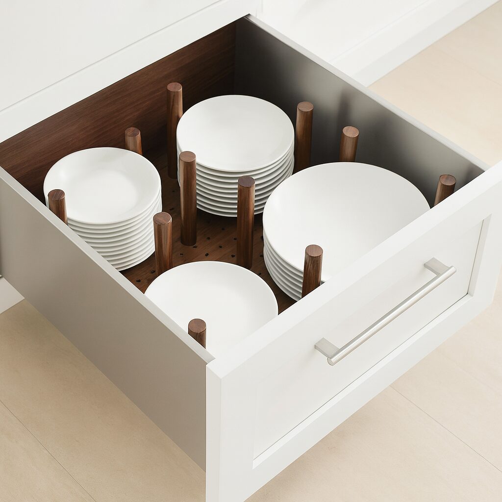 Walnut Dish Peg Drawer | Legacy by Korner