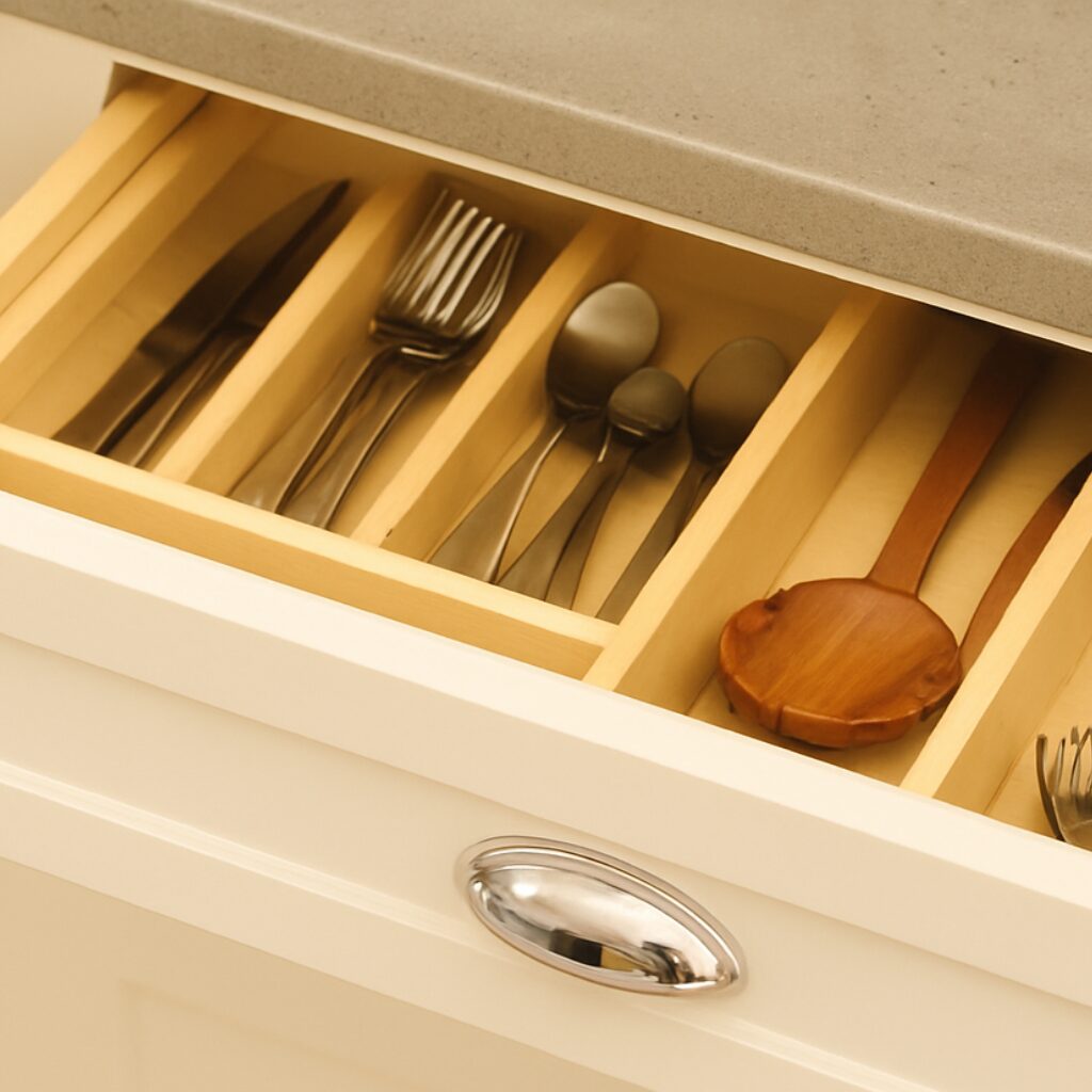 Cutlery Tray with Partitioned Storage | Legacy by Korner