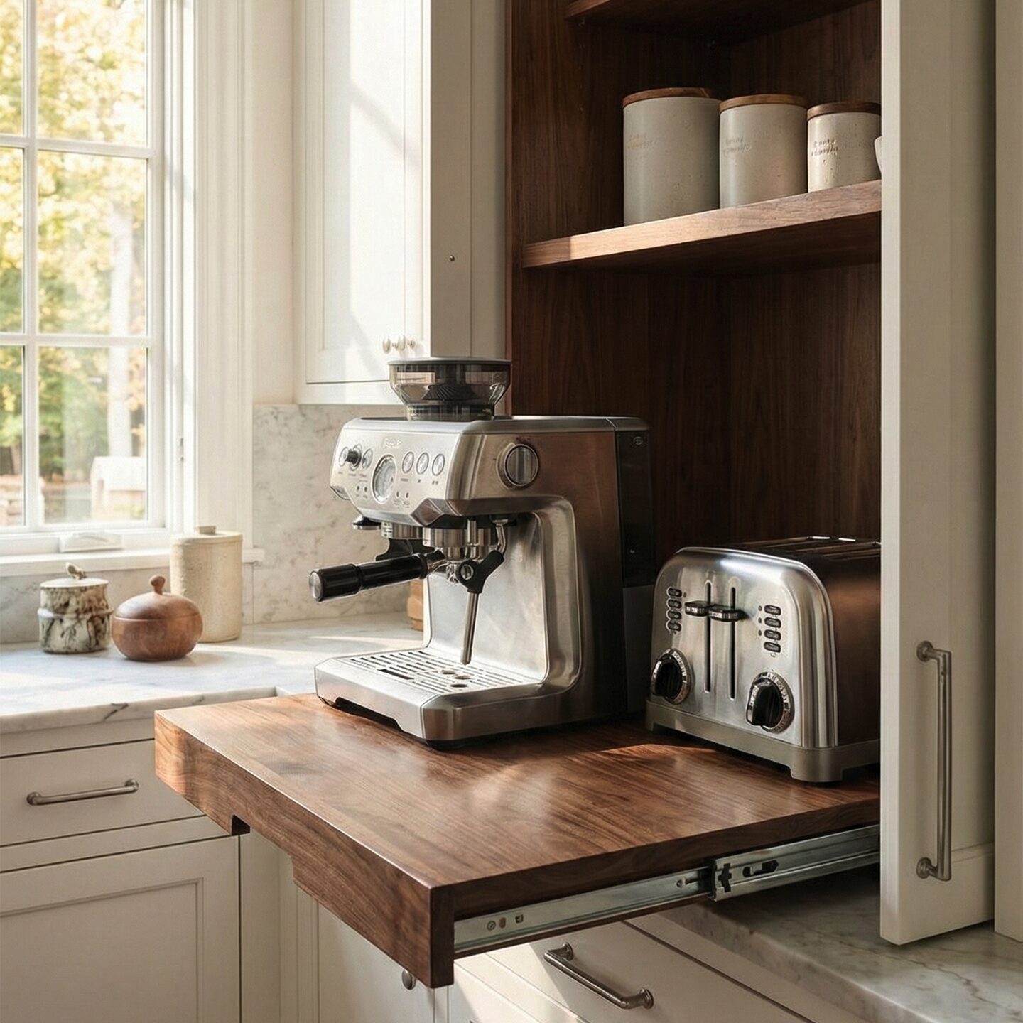 Flat Kitchen Appliance Shelf | Legacy by Körner